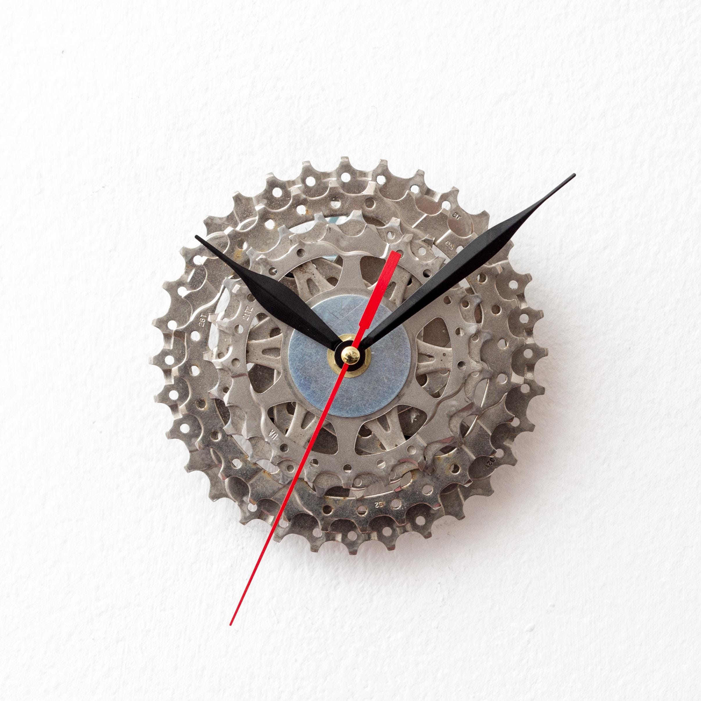 Bicycle Gears Wall Clock, Cool Bicycle Gift Idea, Christmas or Birthday ...