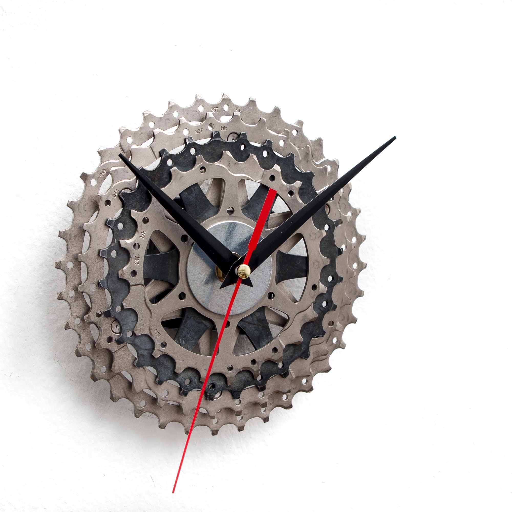 Bicycle Clock Steampunk Bike Gear Clock Bicycle Gear Wall - Etsy