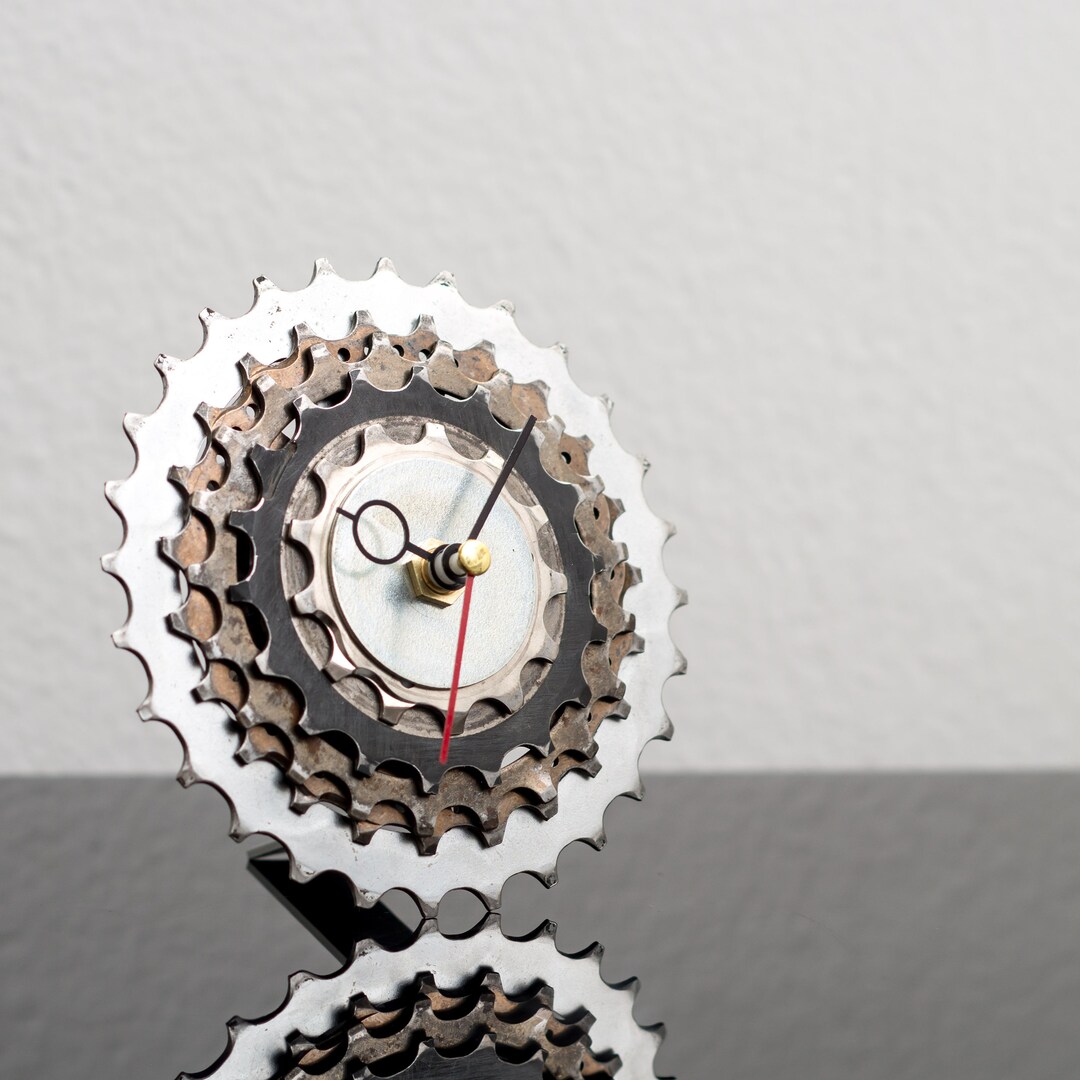 Bicycle Clock, Sprocket Clock, Unique Bike Clock, Industrial Decor ...