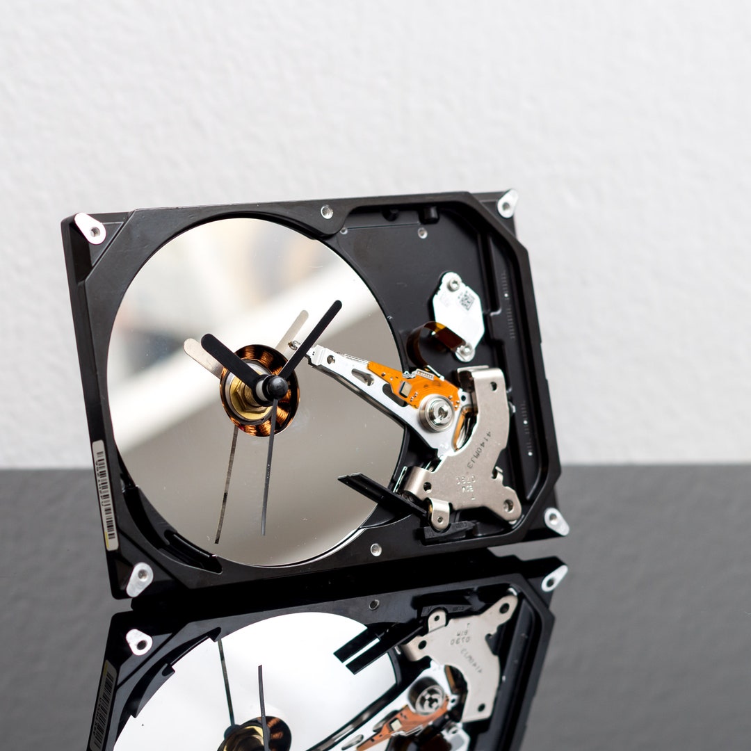 Hard Drive Clock, Unique Clock, Industrial Clock, Birthday Gift ...
