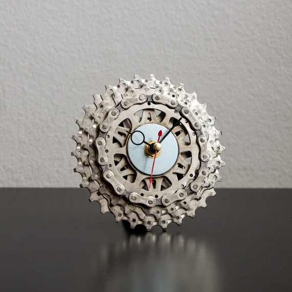 Small Bicycle Clock Bicycle Desk Clock Unique Clock | Etsy