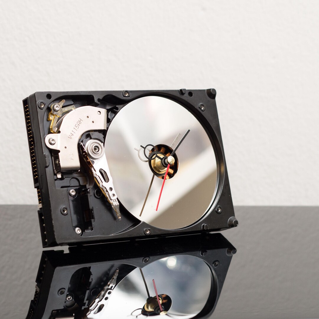 Hard Drive Clock, Christmas Gift, Unique Clock, Industrial Clock ...