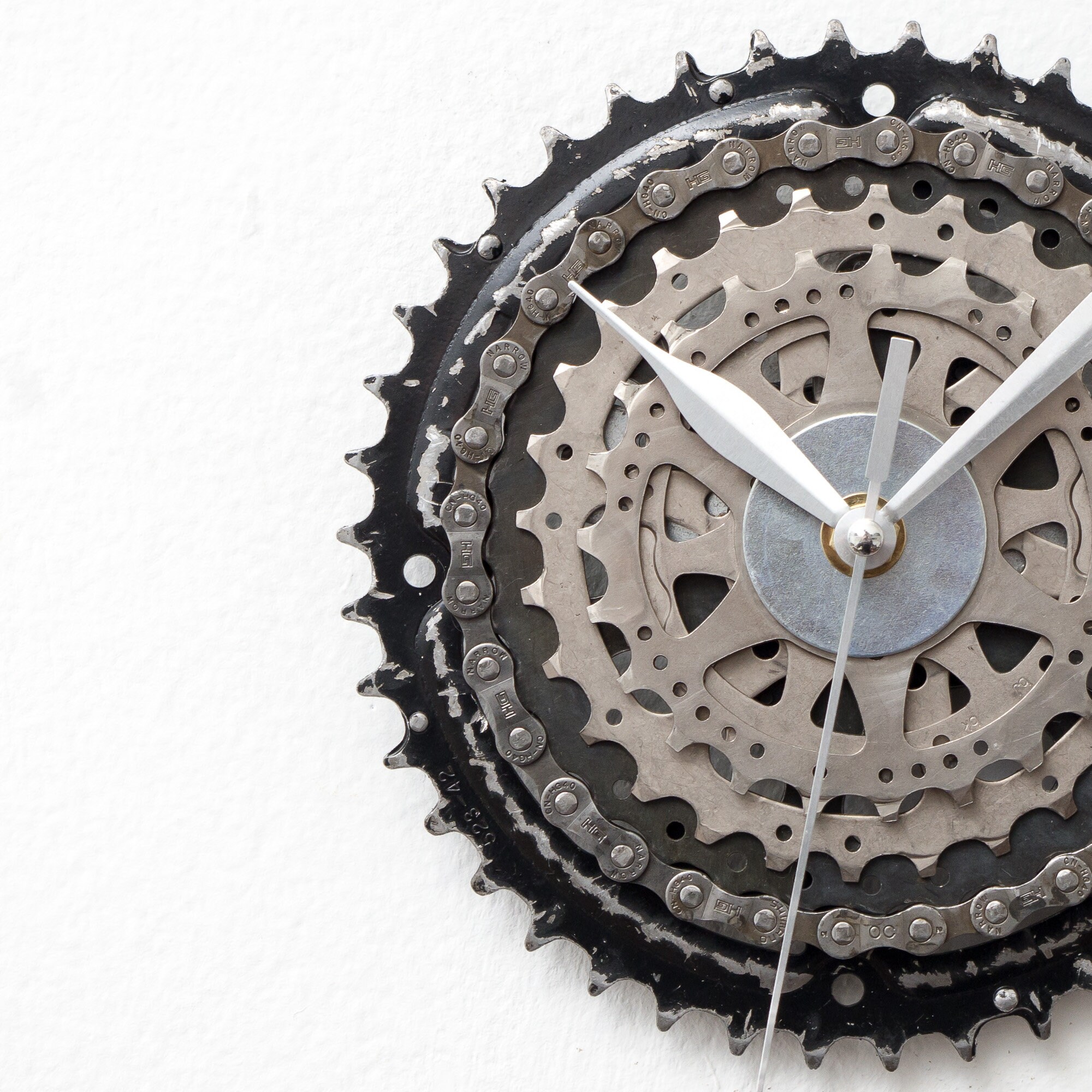 Bike Wall Clock Steampunk Wall Clock Cyclist Gift | Etsy