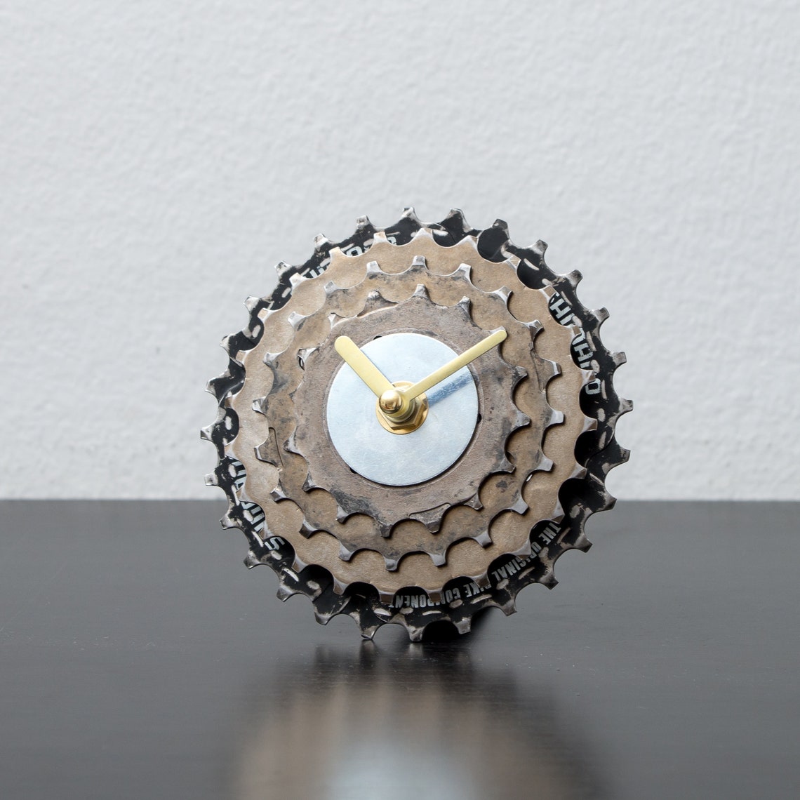 Bike Gear Desk Clock Bicycle Clock Gift Cyclist Boyfriend or | Etsy