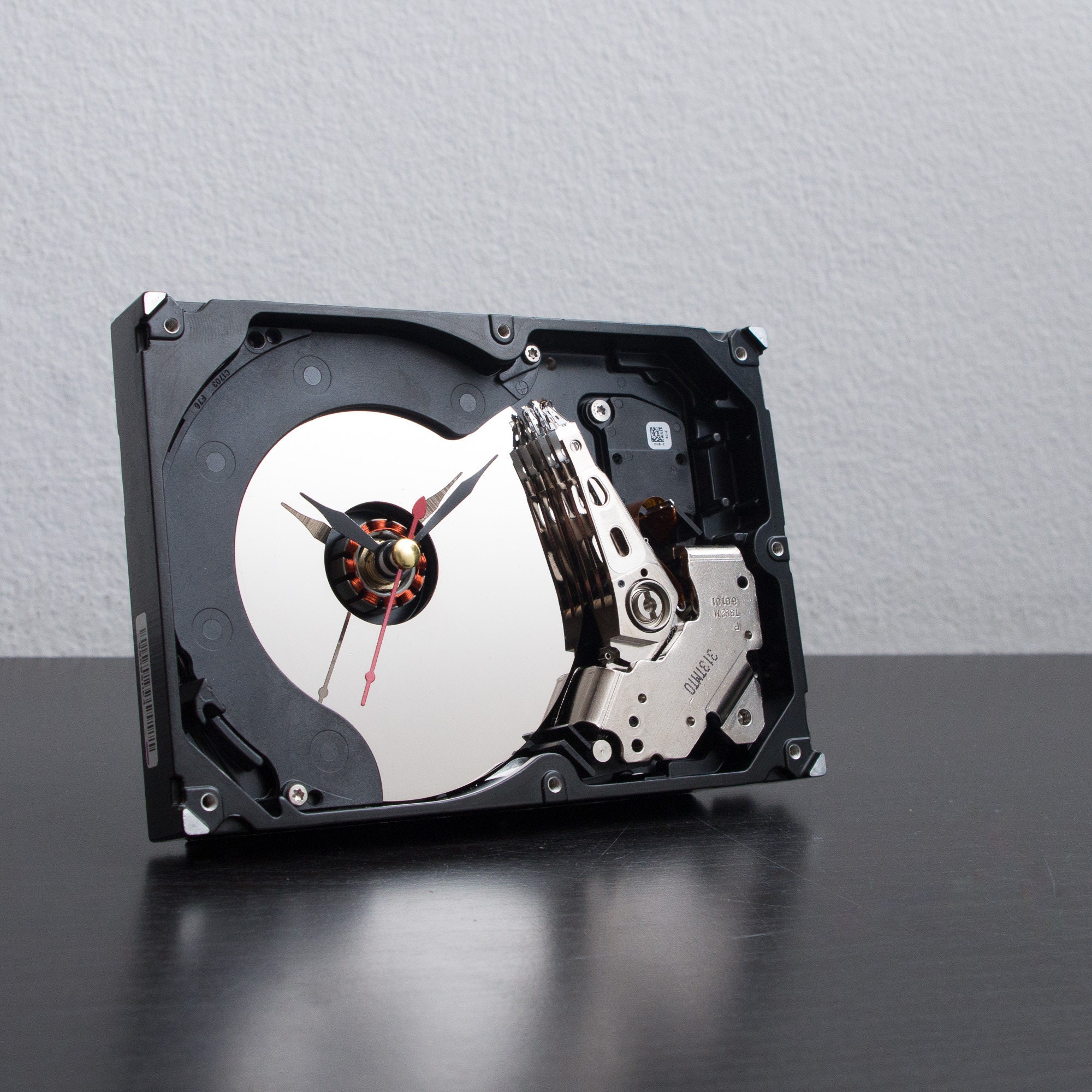 Hard Drive Clock Unique Desk Clock Industrial Clock | Etsy