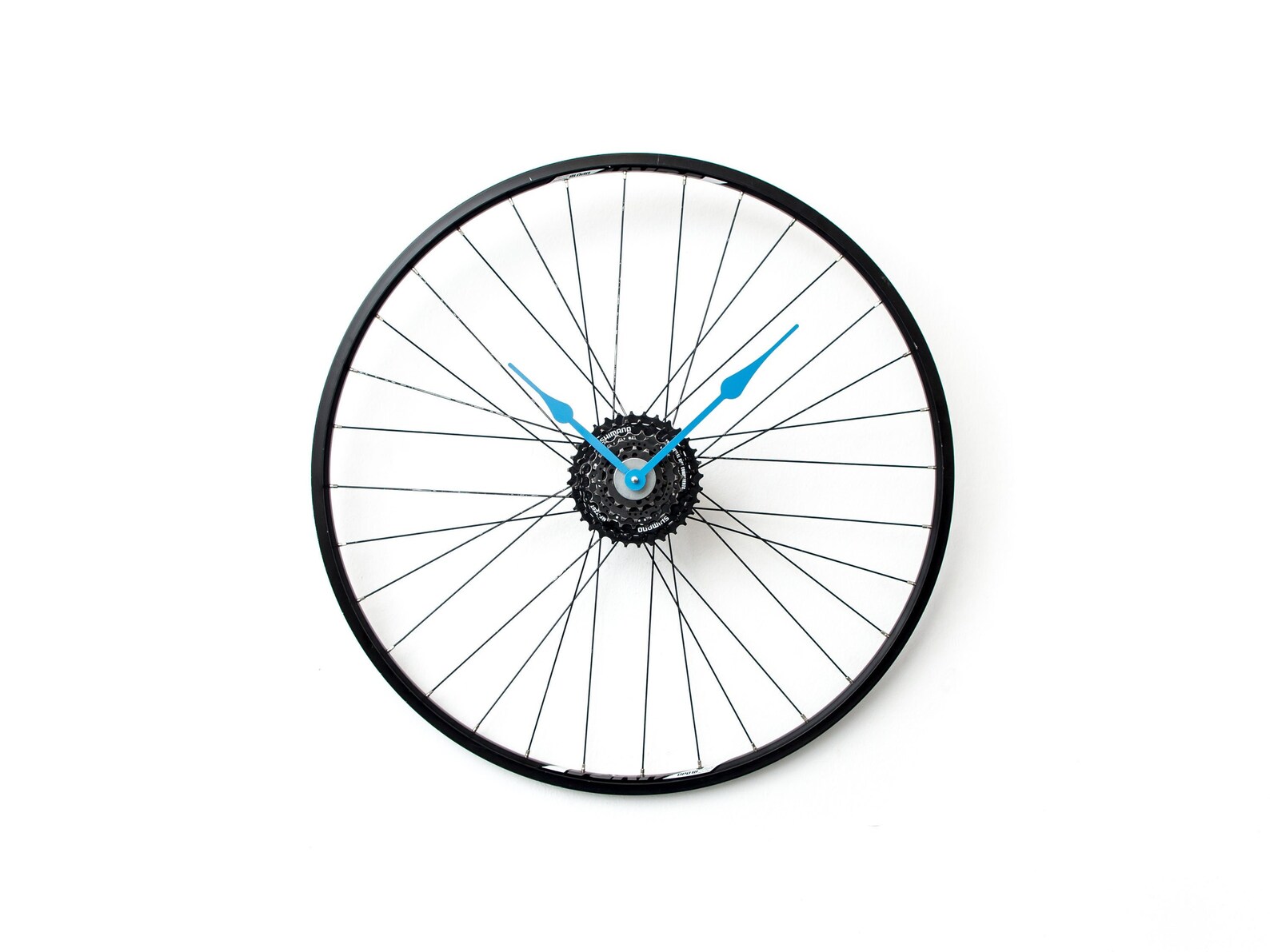 Bicycle Wheel Clock Oversized Wall Clock Unusual Wall Clock - Etsy