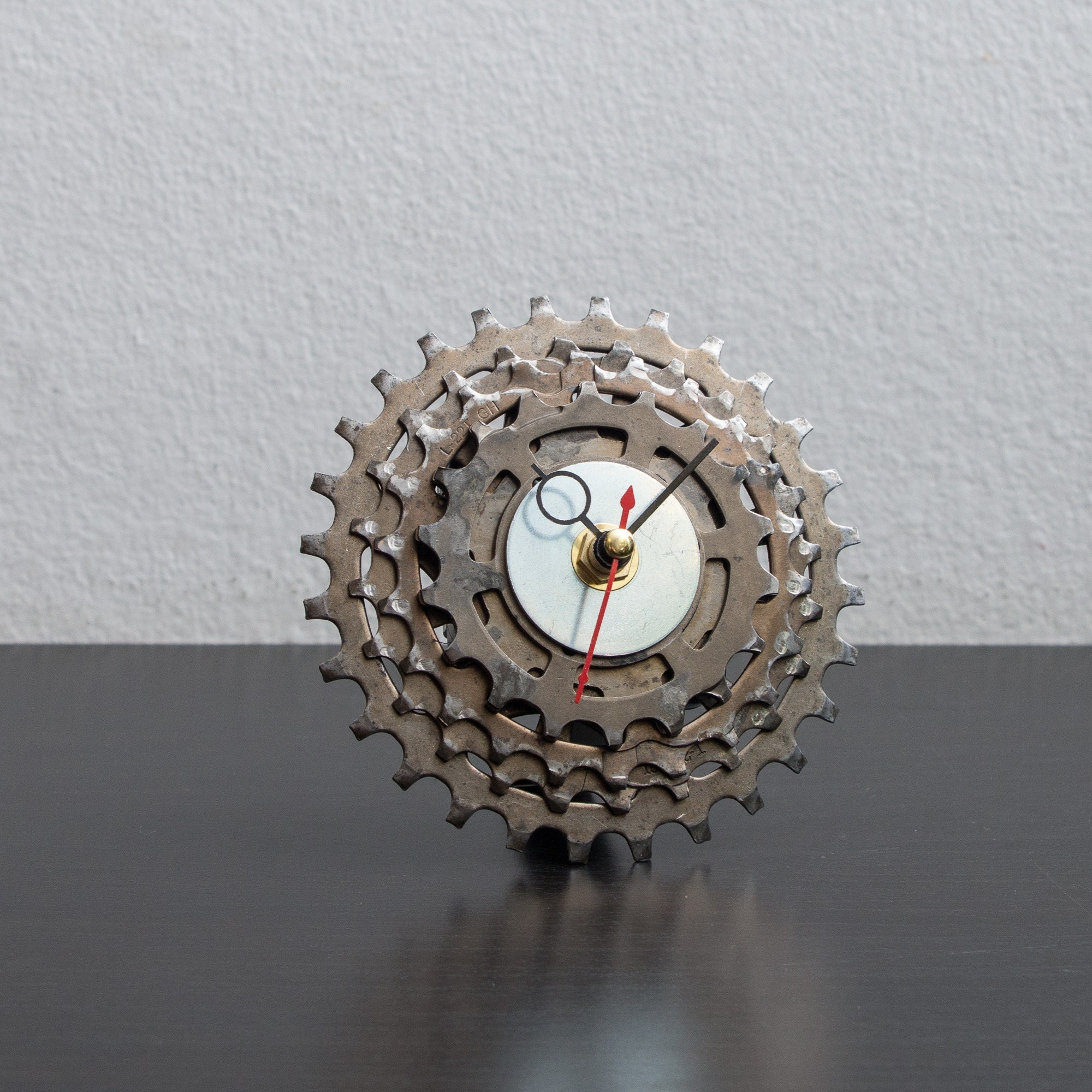 Bike Gear Desk Clock Cyclist Gift Idea Bicycle Sprockets | Etsy