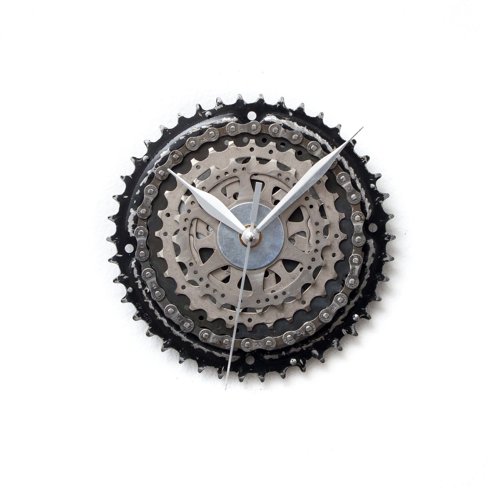 Bike Wall Clock Steampunk Wall Clock Cyclist Gift | Etsy