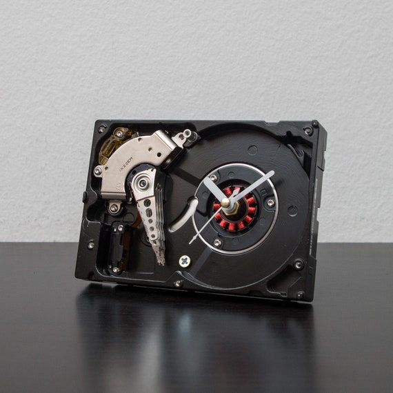 Hard Drive Clock Christmas Gift Unique Clock Industrial | Etsy
