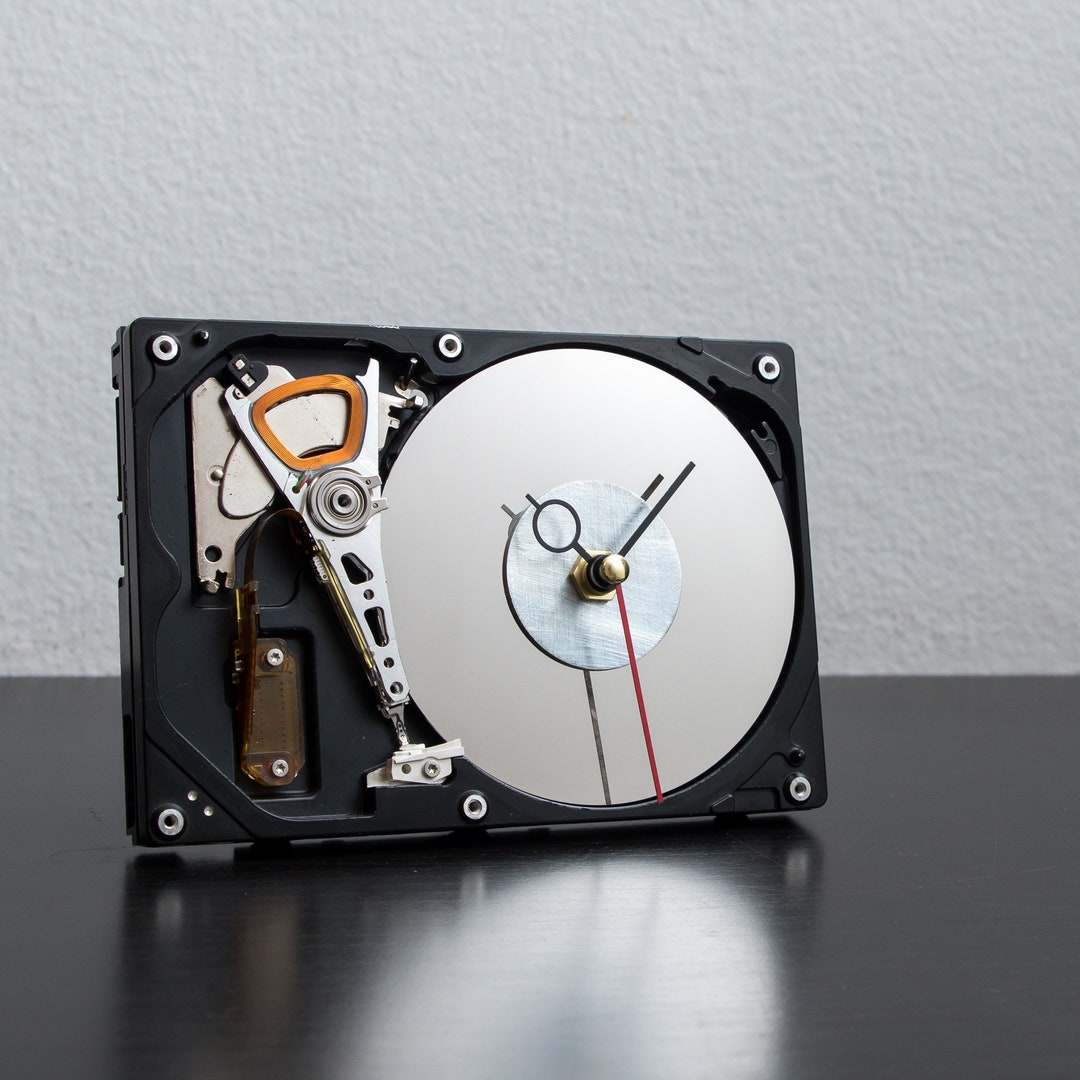 Hard Drive Clock Unique Clock Industrial Clock Birthday - Etsy