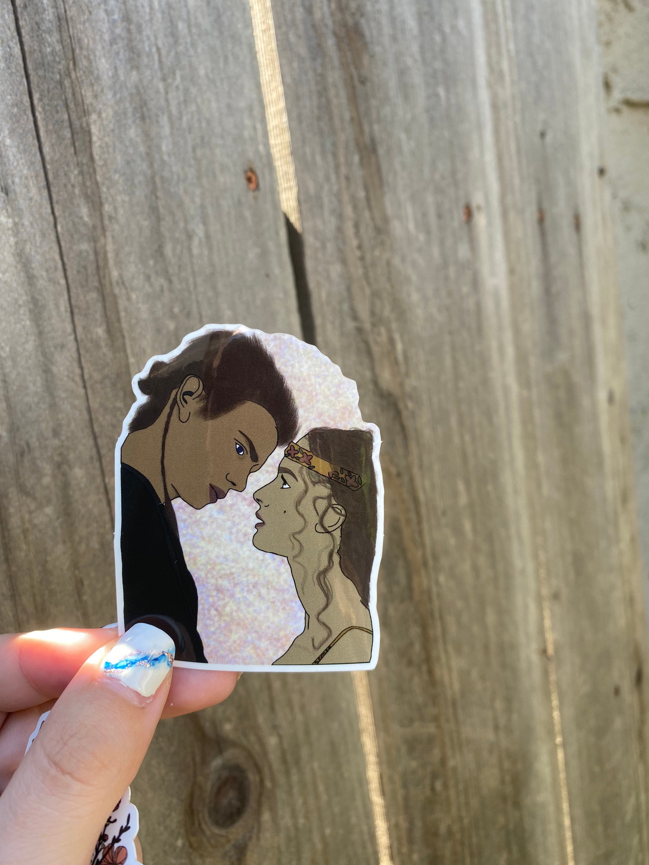 Anakin & Padme Star Wars Vinyl Sticker Star Wars Sticker | Etsy