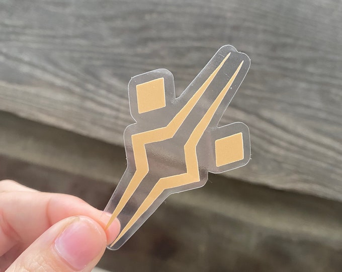 Star Wars Light Orange Fulcrum Vinyl Sticker Star Wars - Etsy