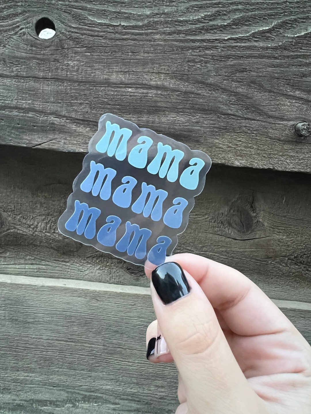Mama Blue Ombre Sticker - Motherhood Stickers - Stickers for Hydroflask ...