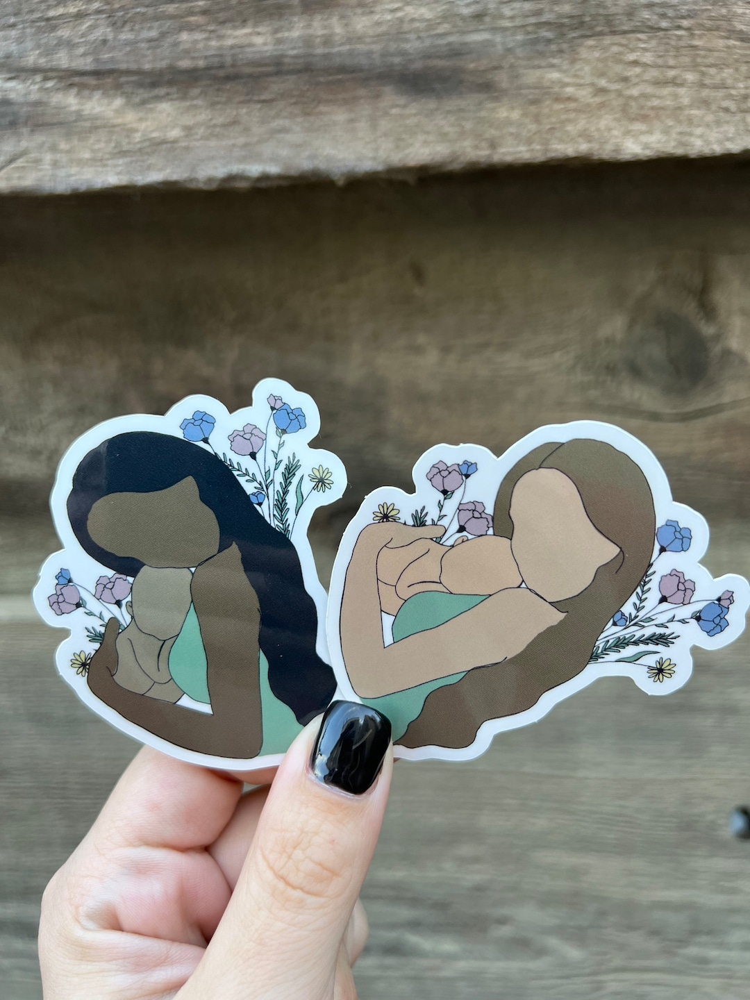 Motherhood Sticker - Mama and Baby Sticker - Motherhood Stickers ...