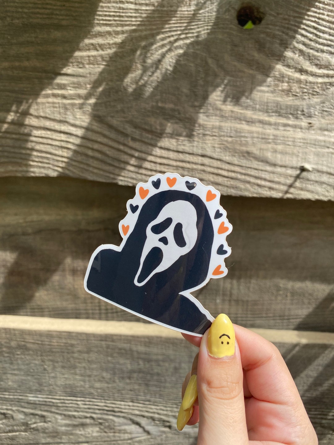 Ghostface Vinyl Sticker Halloween Sticker Scary Movie Sticker Stickers ...