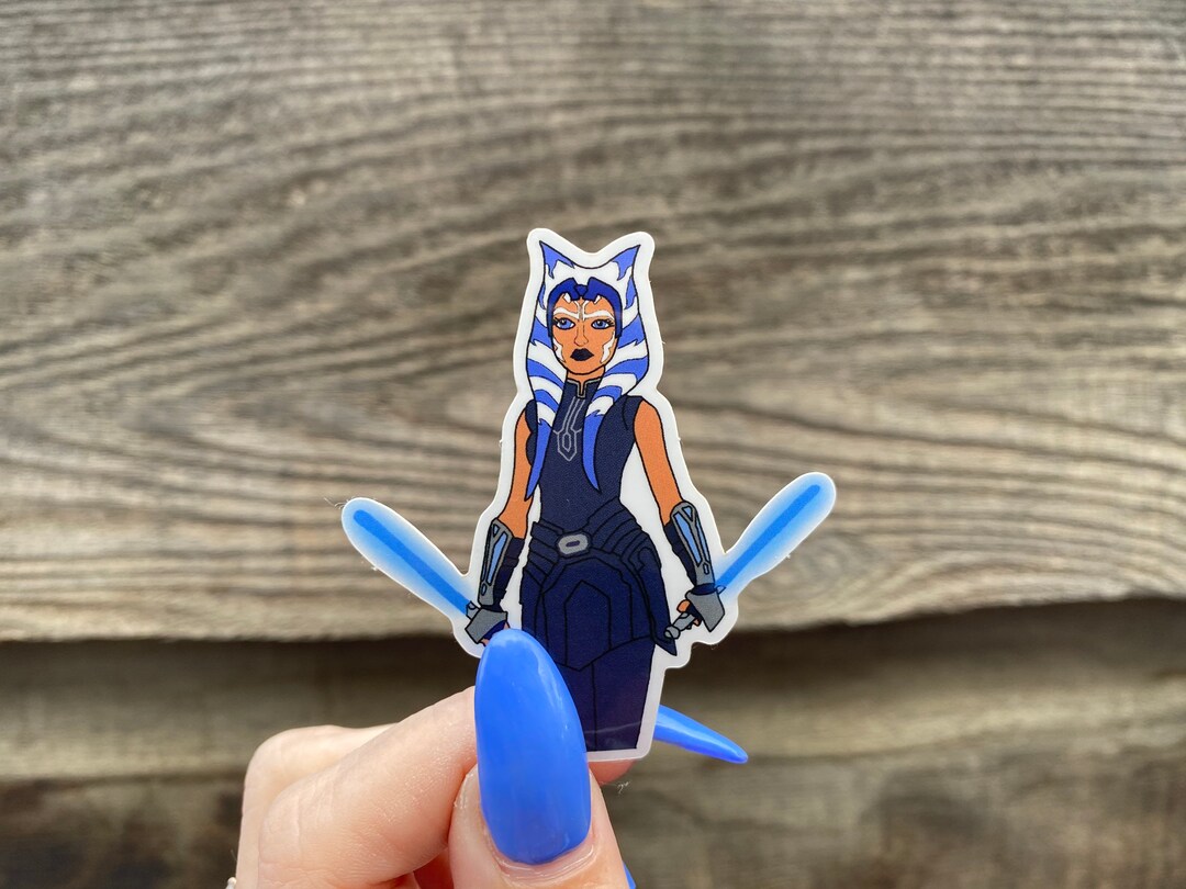 Ahsoka Tano Vinyl Sticker - Star Wars Sticker - Disney Sticker ...