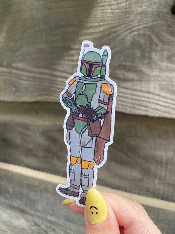 Boba Fett Vinyl Sticker Book of Boba Fett Star Wars - Etsy
