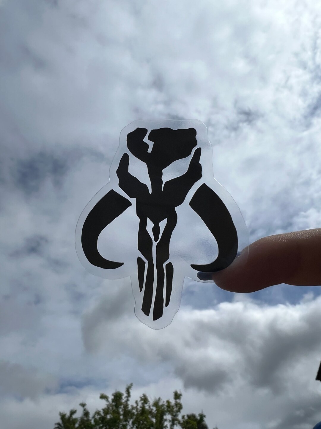 The Mandalorian Vinyl Sticker - Star Wars Sticker - Disney Sticker ...