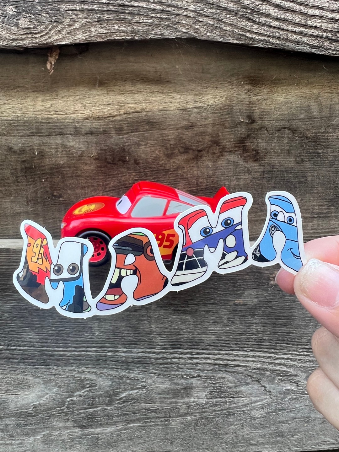 Cars Mama Sticker - Cars Inspired Sticker - Mama Sticker - Stickers for ...