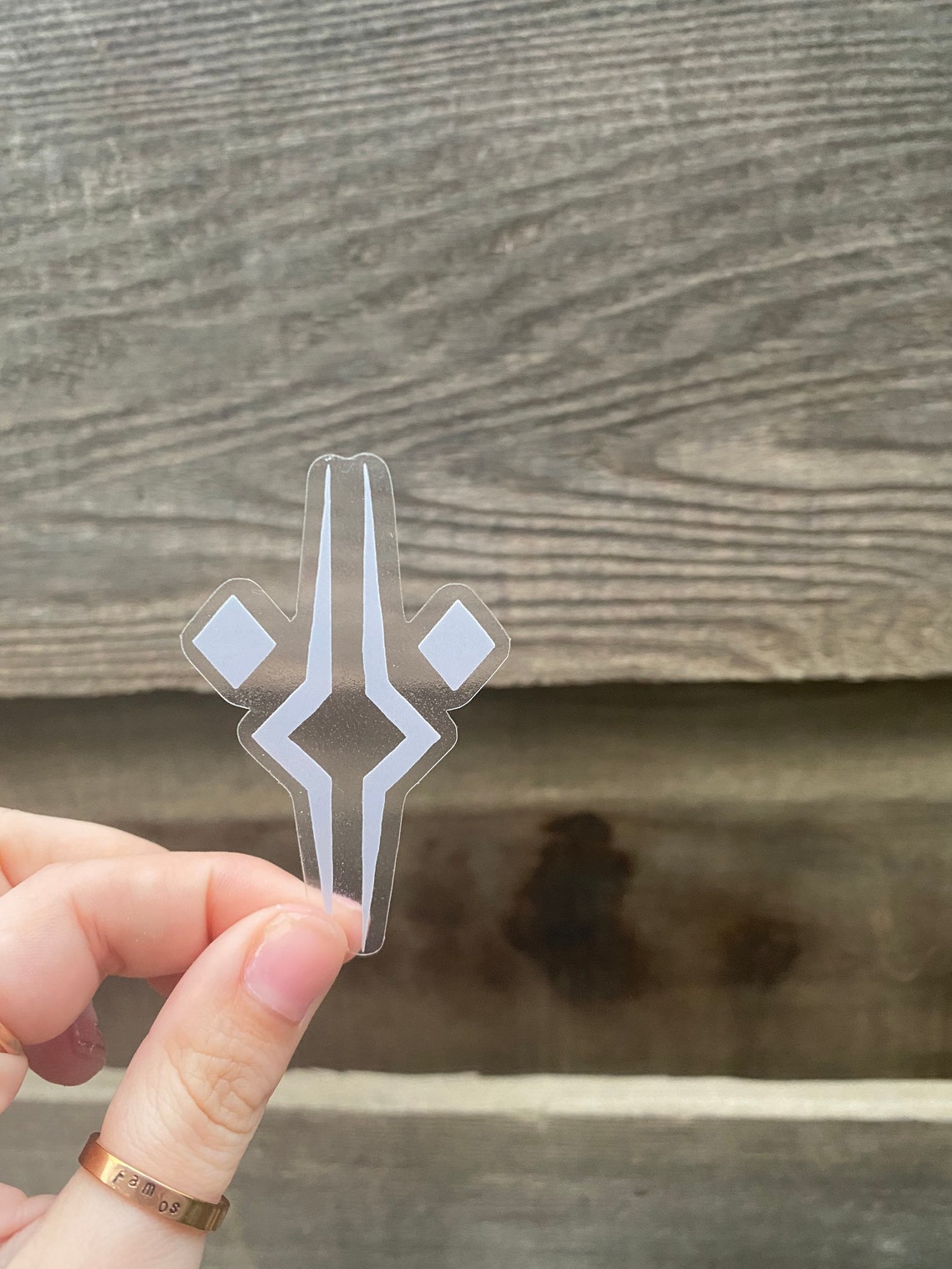 Star Wars Light Blue Fulcrum Vinyl Sticker Star Wars Sticker - Etsy