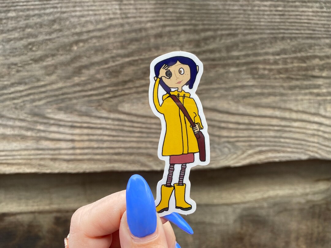 Coraline Vinyl Sticker - Coraline Button Sticker - Stickers for ...
