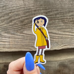 Coraline Vinyl Sticker - Coraline Button Sticker - Stickers for ...