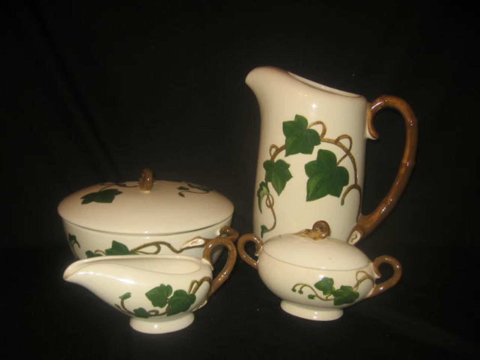 Vintage Metlox-ivy Dinnerware/dinnerware/metlox Ivy Pitcher /made in ...