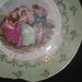 Vintage Prov Saxe E.S. Germany Plate/germany Decorated Plate/green ...