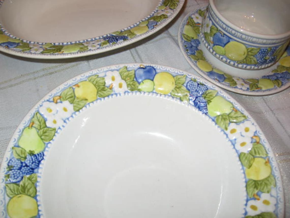 Vintage Florence Pattern Metlox/poppy Trail /vernon Ware Serving Pieces ...