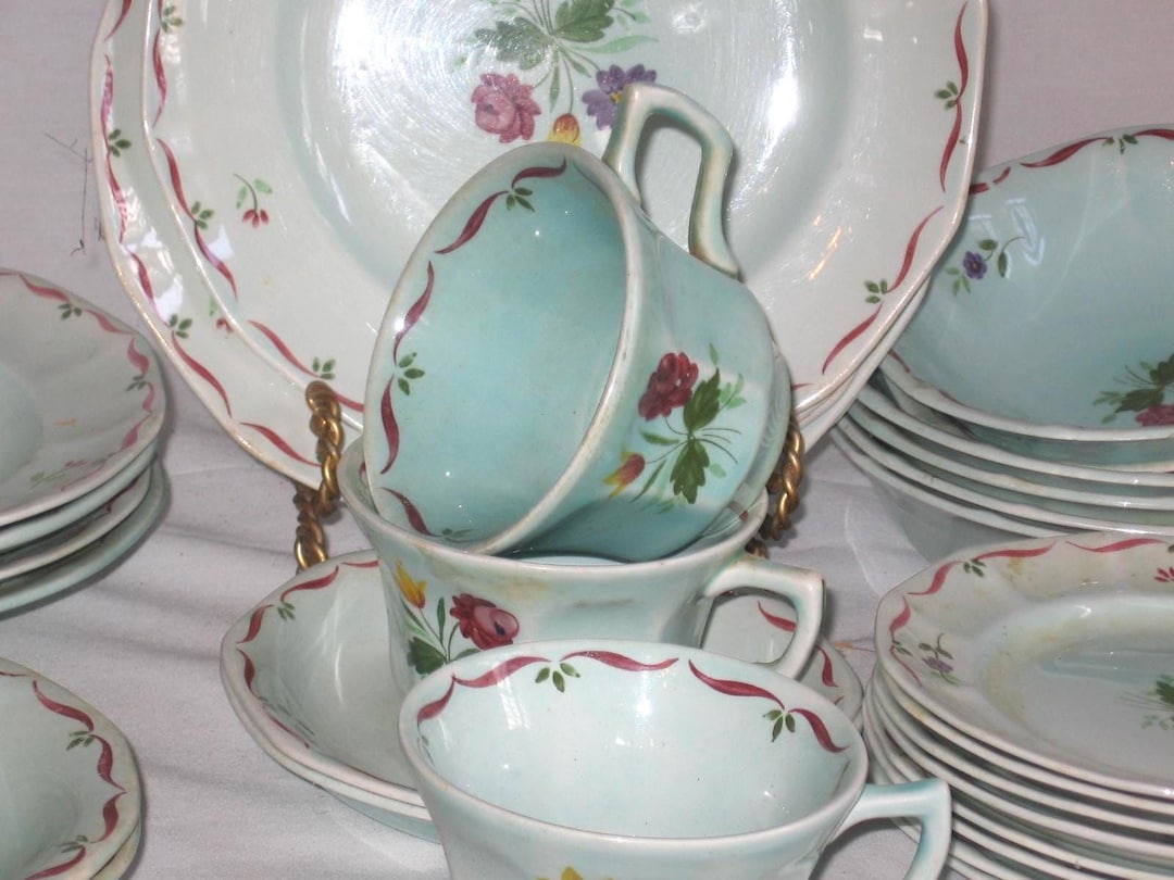 Rare Vintage Stoneware Adams England Calyx Ware Allegro Real Stoneware ...