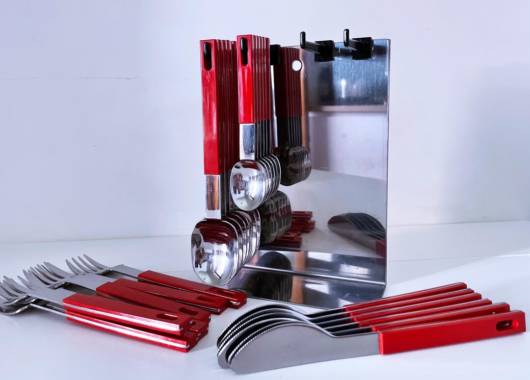 1980's Italian Abert "line 75 Abs" Cutlery Set - 24 Pieces - Etsy