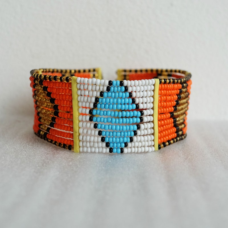 Native American Beaded Bracelets - Etsy