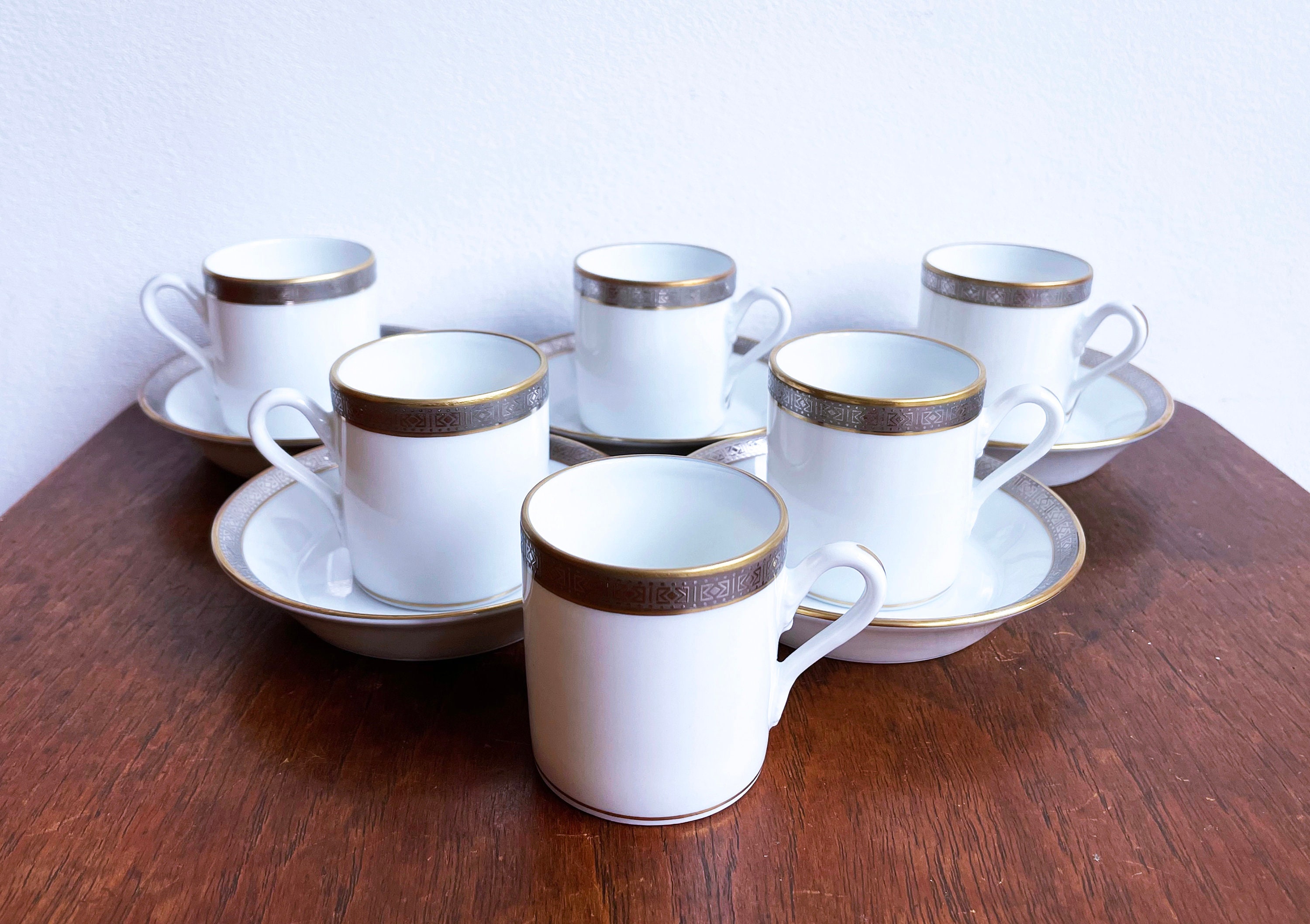 1960's Mid Century Richard Ginori Italian Coffee Cups and Saucers - Etsy