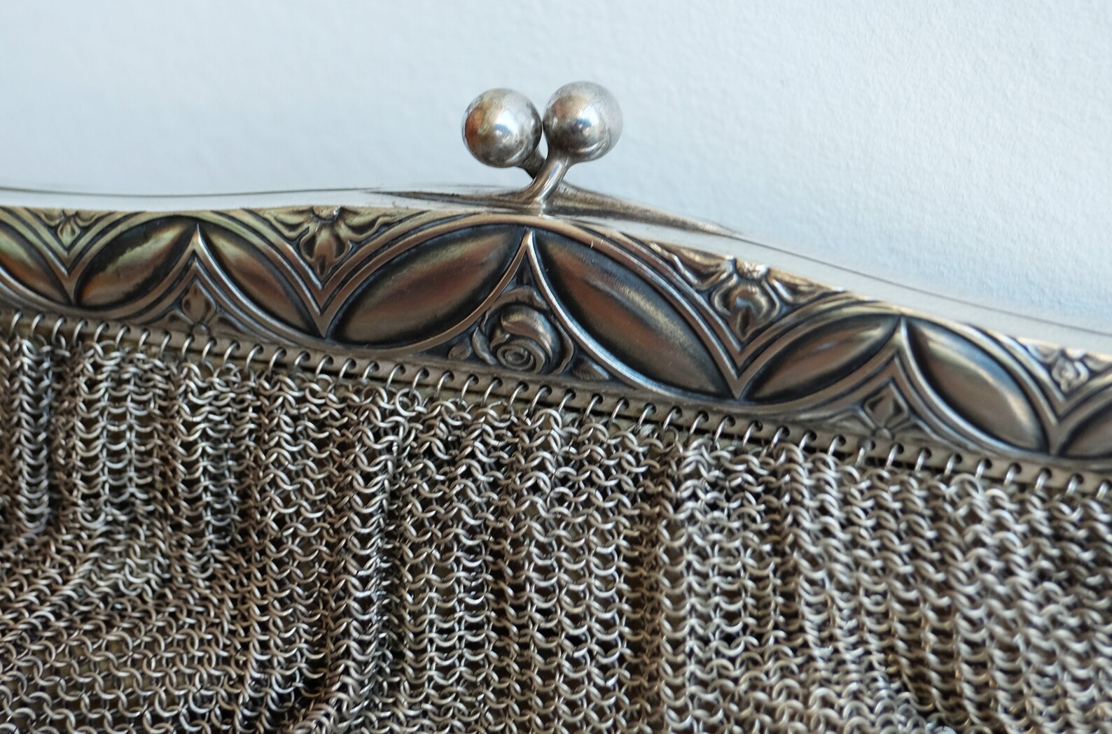 1920's Alpacca Silver Mesh Clutch Bag - Etsy UK