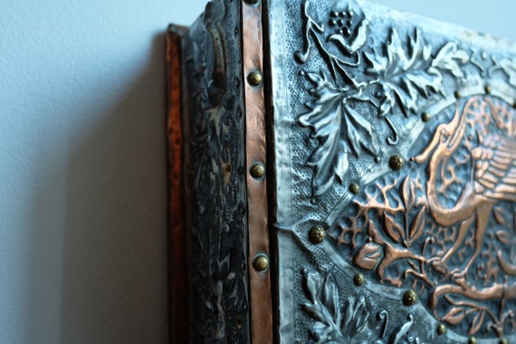 Arts & Crafts Box Hand-Crafted Metal, Copper, Brass w… - Gem