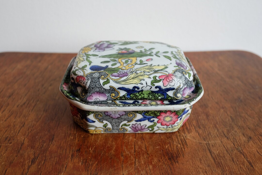 Early 19th Century Masons Patent Ironstone Soap Box "japan" Pattern - Etsy