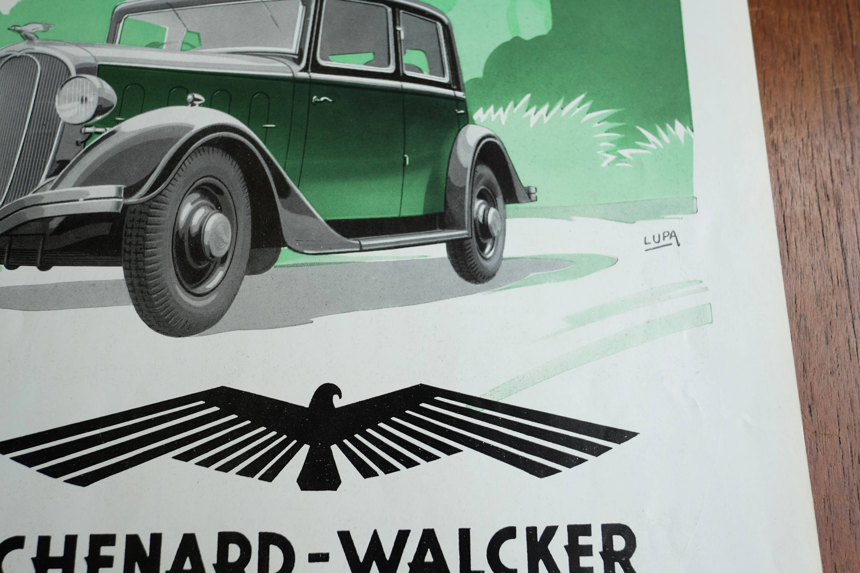 MOBILOIL 1930's Original Poster - French Illustration Magazine ...