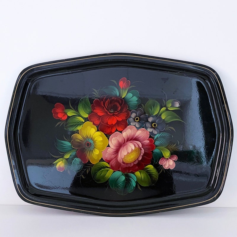 Russian Metal Tray - Etsy