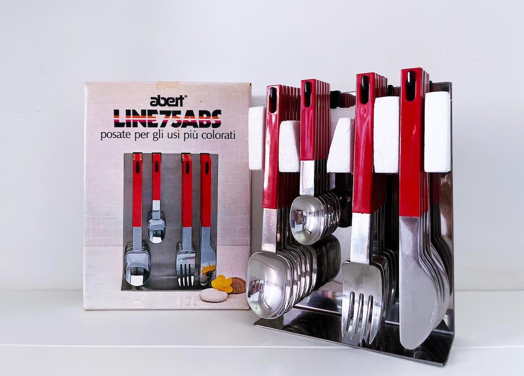 1980's Italian Abert "line 75 Abs" Cutlery Set - 24 Pieces - Etsy UK