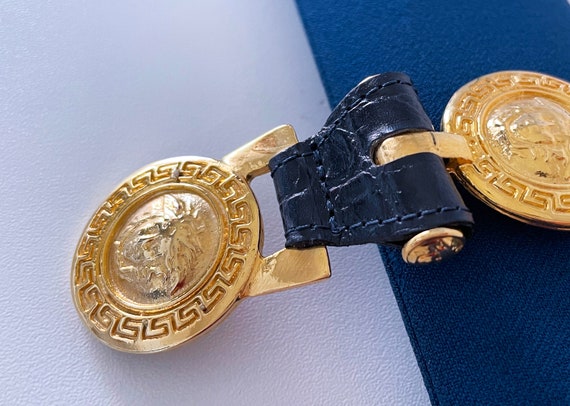 1980's Authentic Gianni Versace Medusa Medallion Key … - Gem