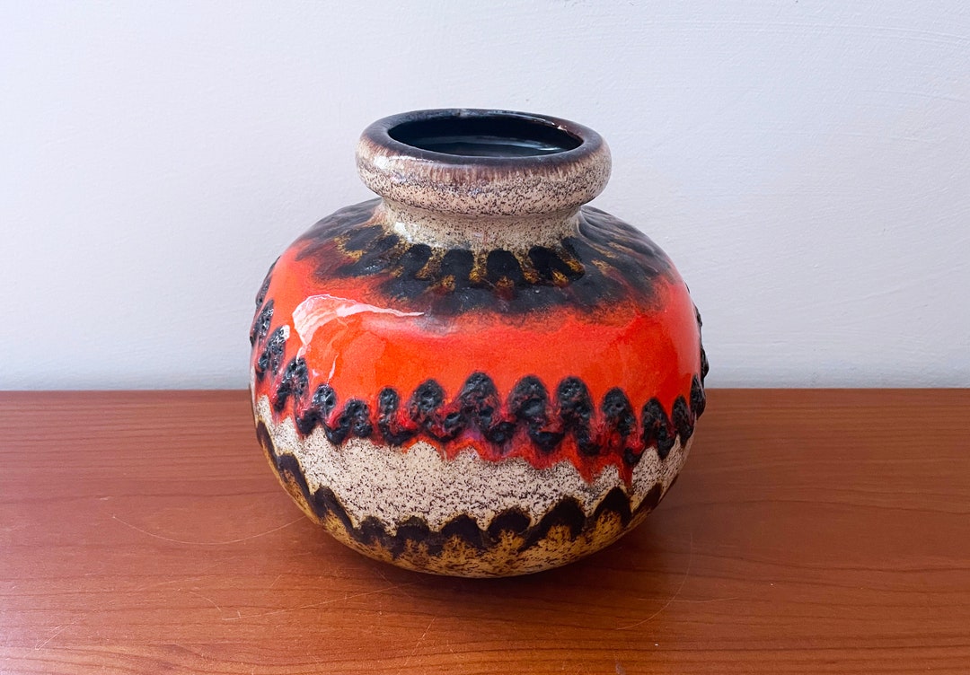 1970's Scheurich Keramik West Germany Vase 284-15 - Etsy