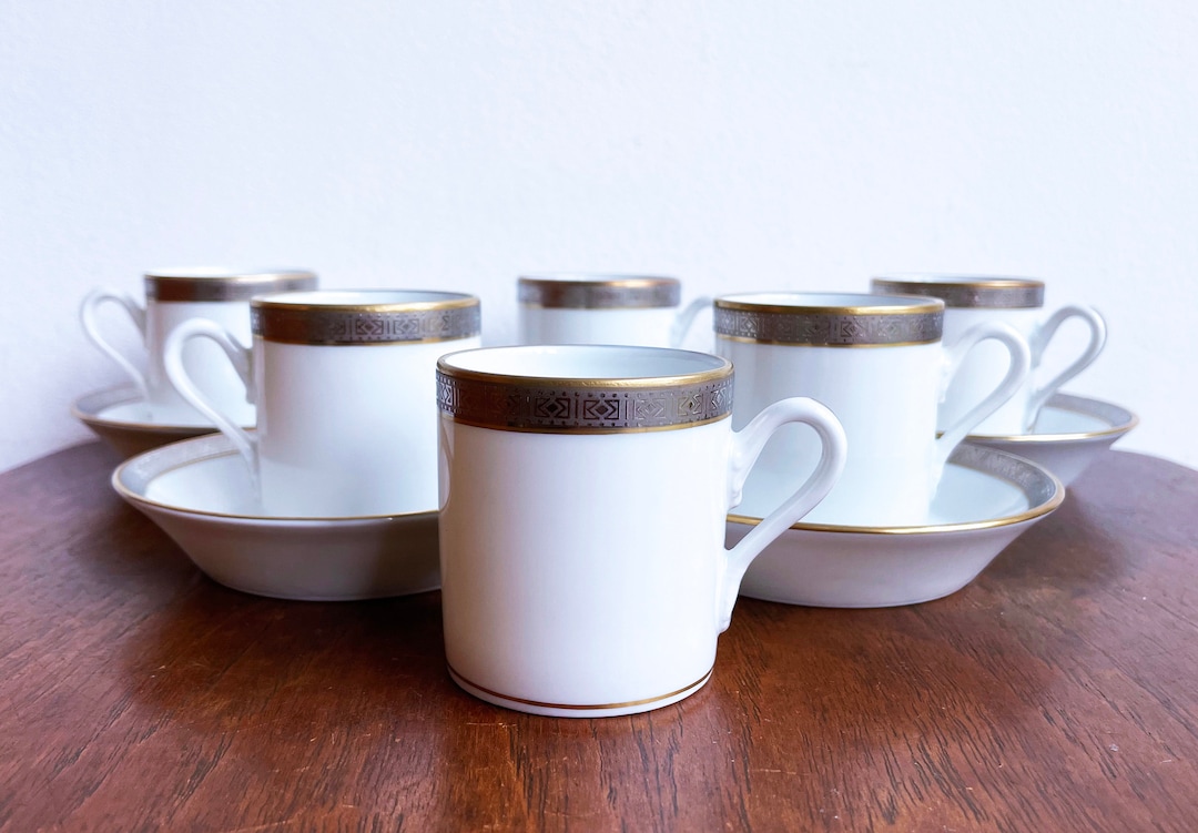 1960's Mid Century Richard Ginori Italian Coffee Cups and Saucers - Etsy