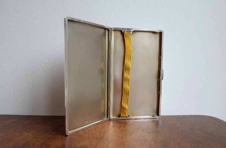 1920's Silver Plated Cigarette Case by Frederick Field - Etsy