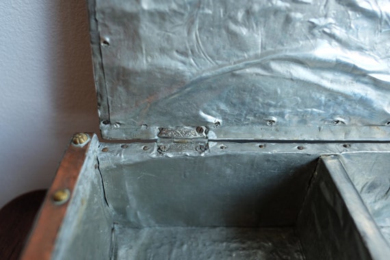 Arts & Crafts Box Hand-Crafted Metal, Copper, Brass w… - Gem