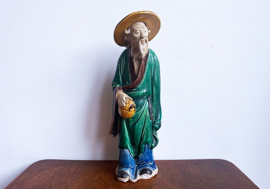 Large 26 Cm / 10 Inches Antique Shekwan Chinese Mudman - Etsy