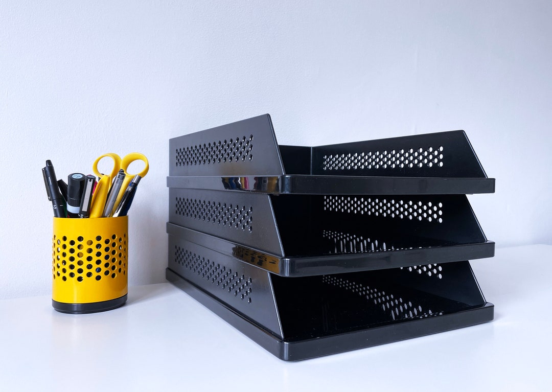 1980's Babele 940 Desk Organizer Trays by Barbieri & Marianelli for ...