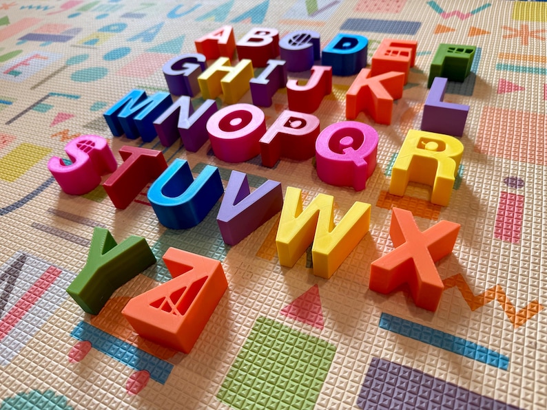 Tvokids Style Letters - 3D - Etsy