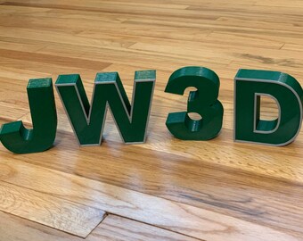 Free Standing 3d Letters - Etsy