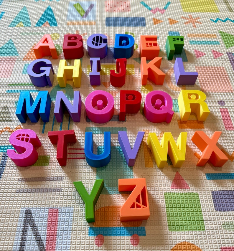 Tvokids Style Letters - 3D - Etsy Canada