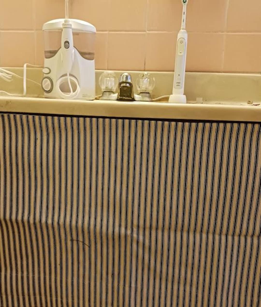 Skirt for Sink Bathroom, Sink Laundry Room, Sink Powder Room With the ...